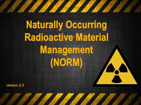 PDO Naturally Occurring Radioactive Management (NORM) – KG LMS