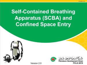 PDO Self-Contained Breathing Apparatus (SCBA) and Confined Space Entry ...
